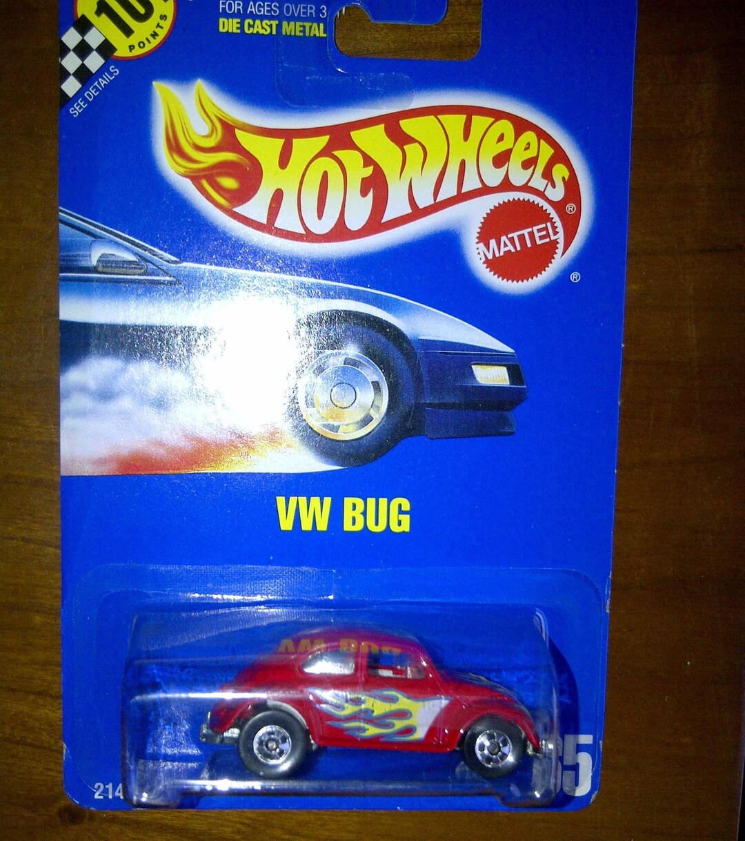 Hot Wheels Blackwalls All Blue Card VW BUG Red #65 - Etsy