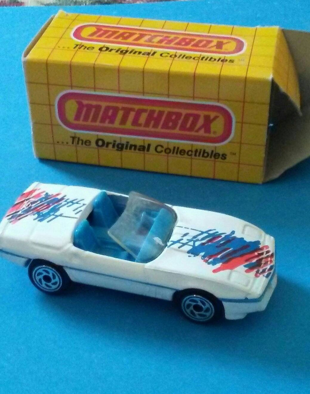 Matchbox #14 1987 Corvette New in Box - Etsy