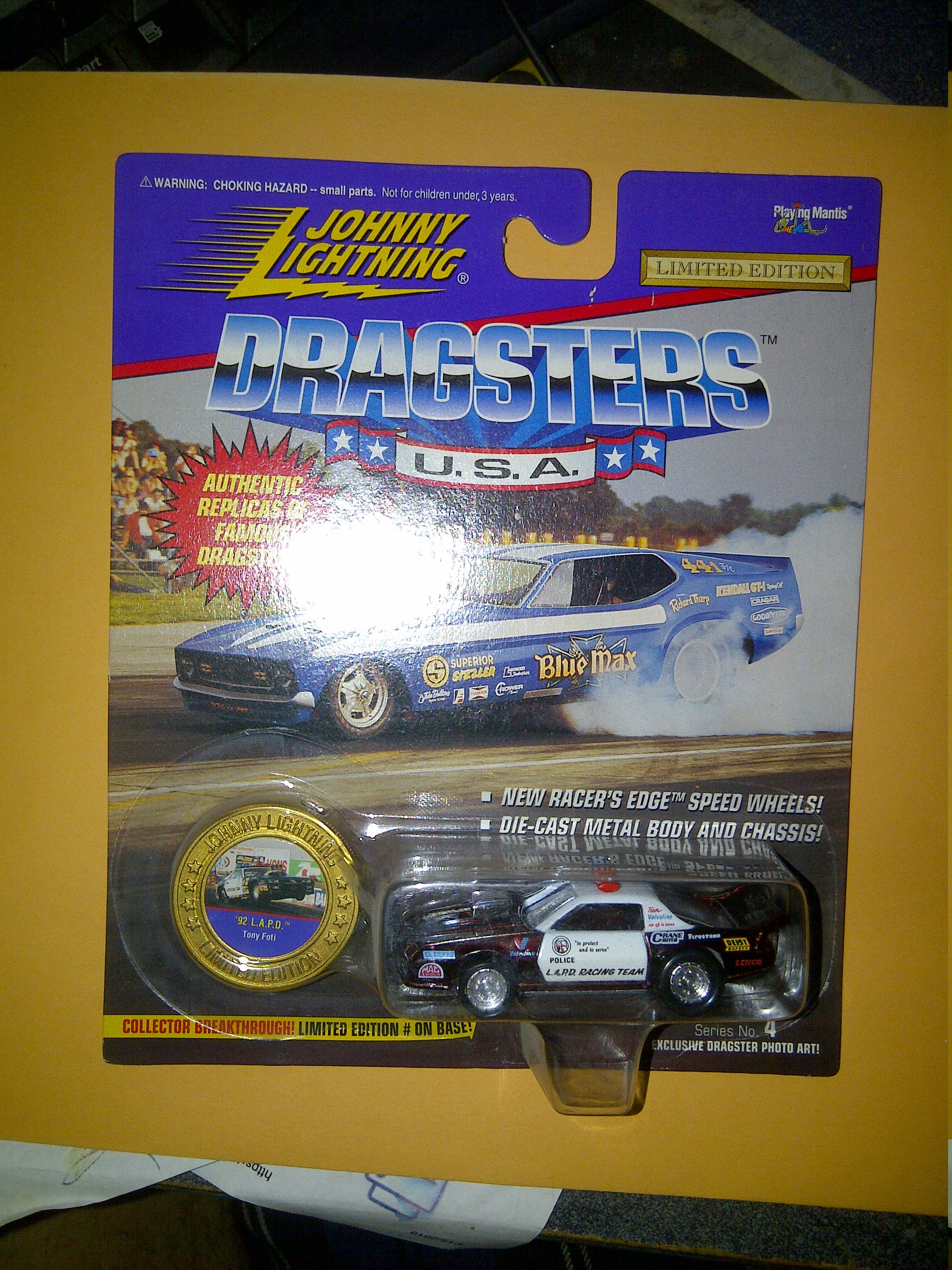 Johnny Lightning Dragsters Tony Foti L.A.P.D. Racing Team Series 4 ...