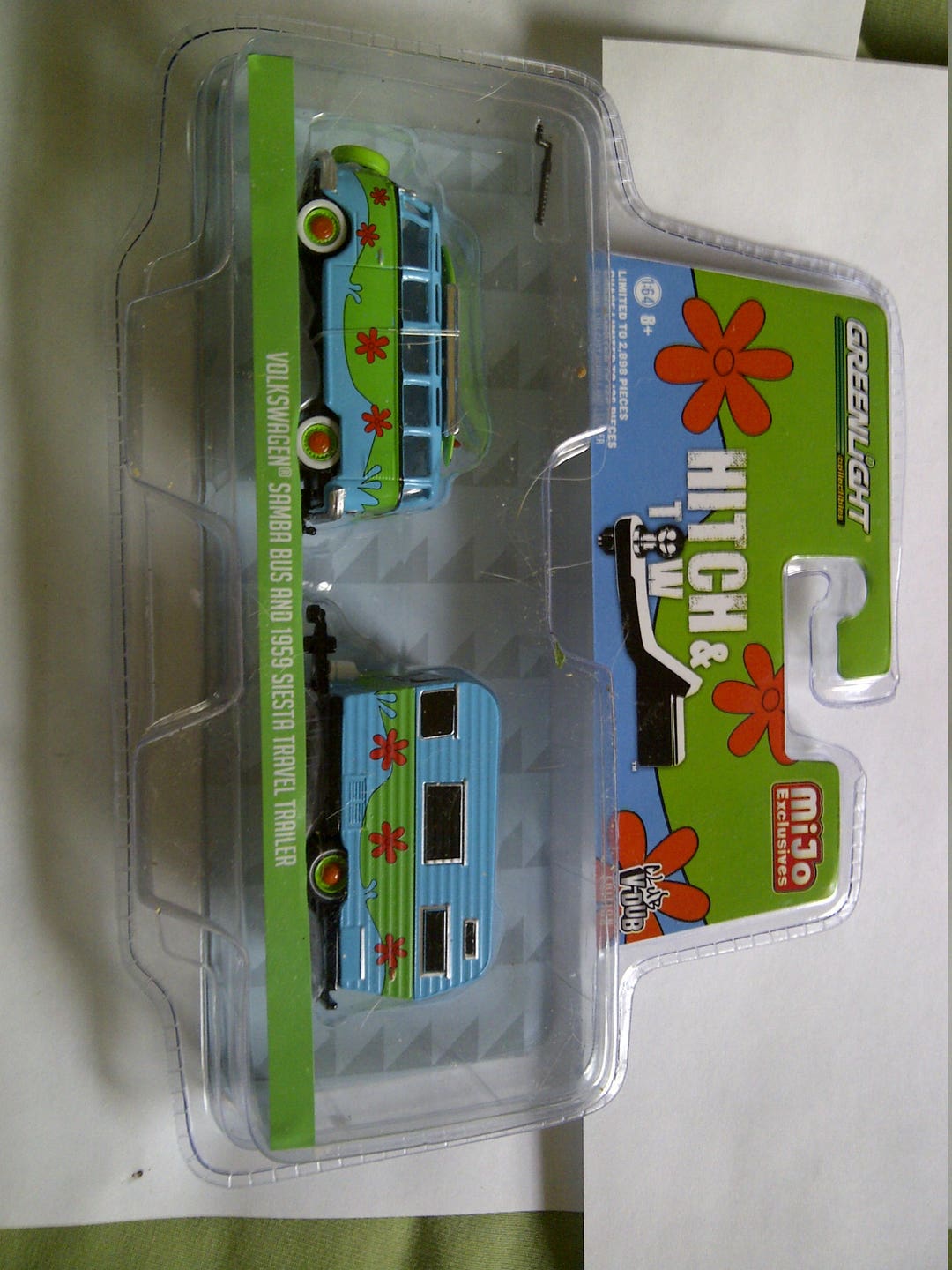 VW Microbus With Flowers and Trailer New in Blister - Etsy