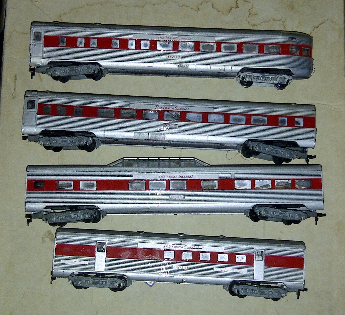 Lionel Ho Train Set the Texas Special A-B-A With 4 Pass Cars - Etsy