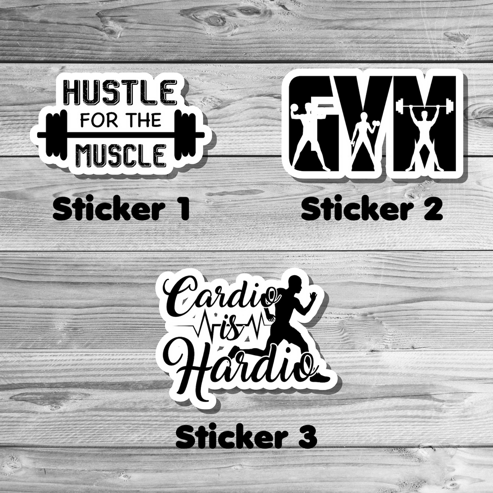 Gym Workout Sticker Sayings, Exercise Lifting Fitness Quotes Vinyl ...