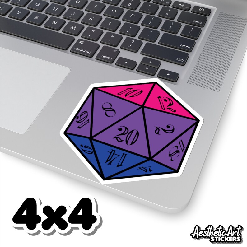 DnD Dice LGBT Stickers Dungeon and Dragons Gay Pride Decals | Etsy