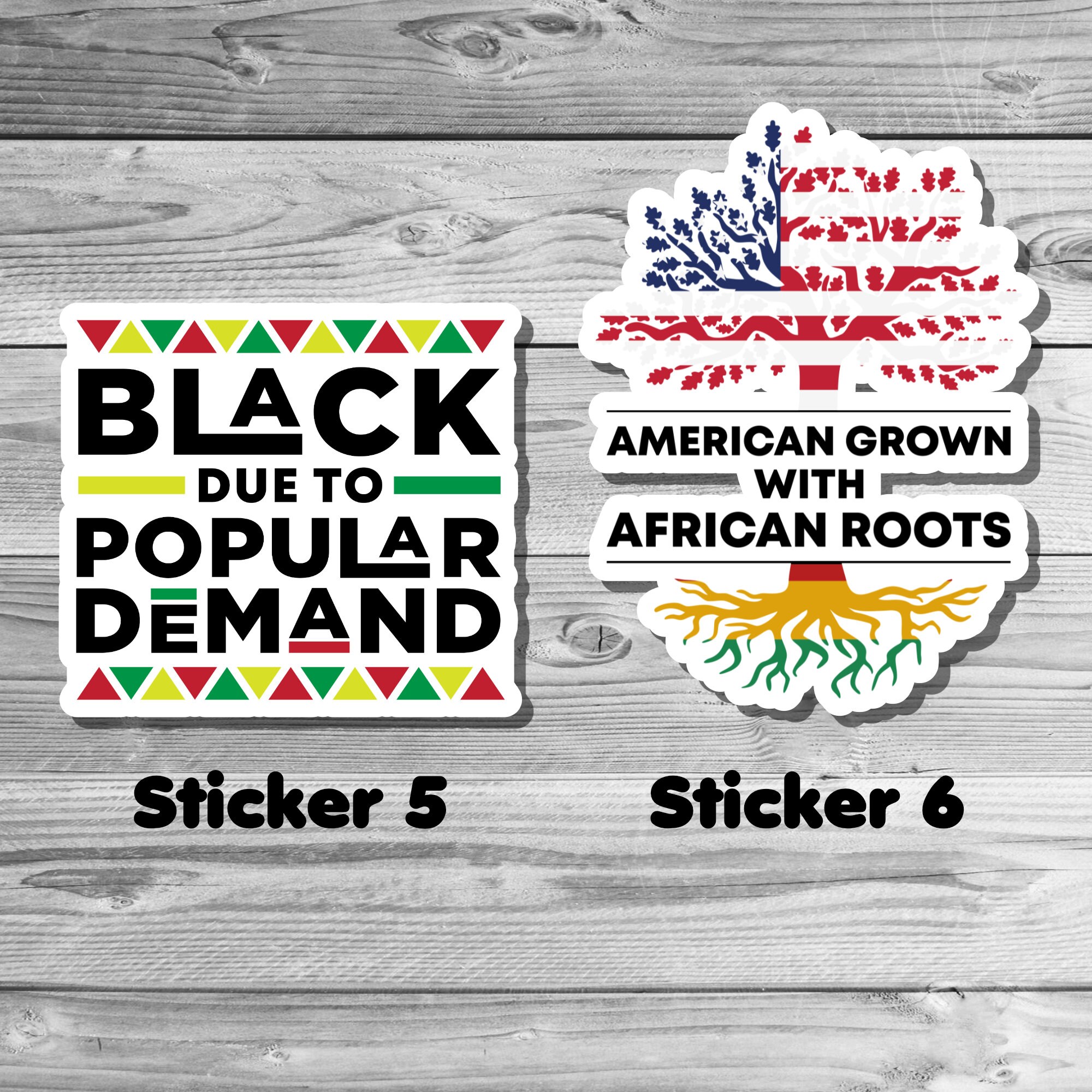 Black Pride Stickers African American History Vinyl Decal | Etsy