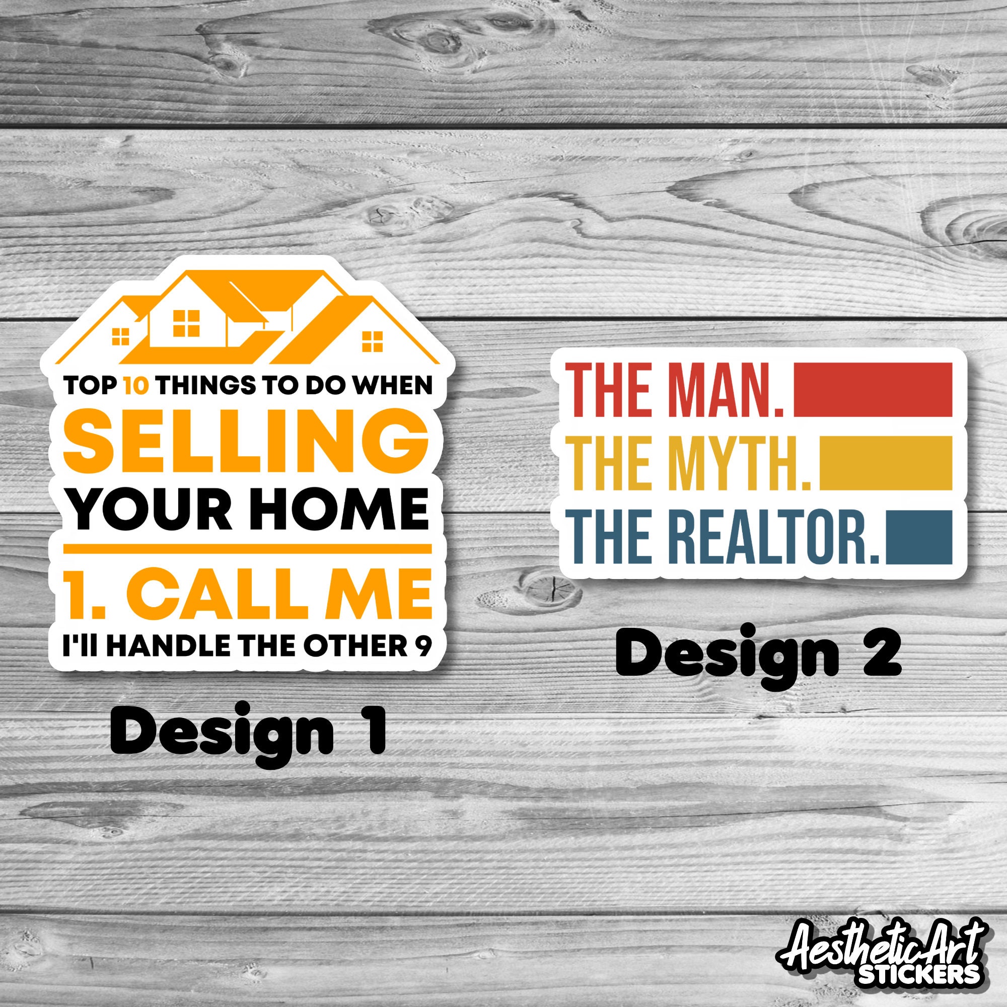 Real Estate Stickers Funny Realtor Decals Gifts For Open | Etsy