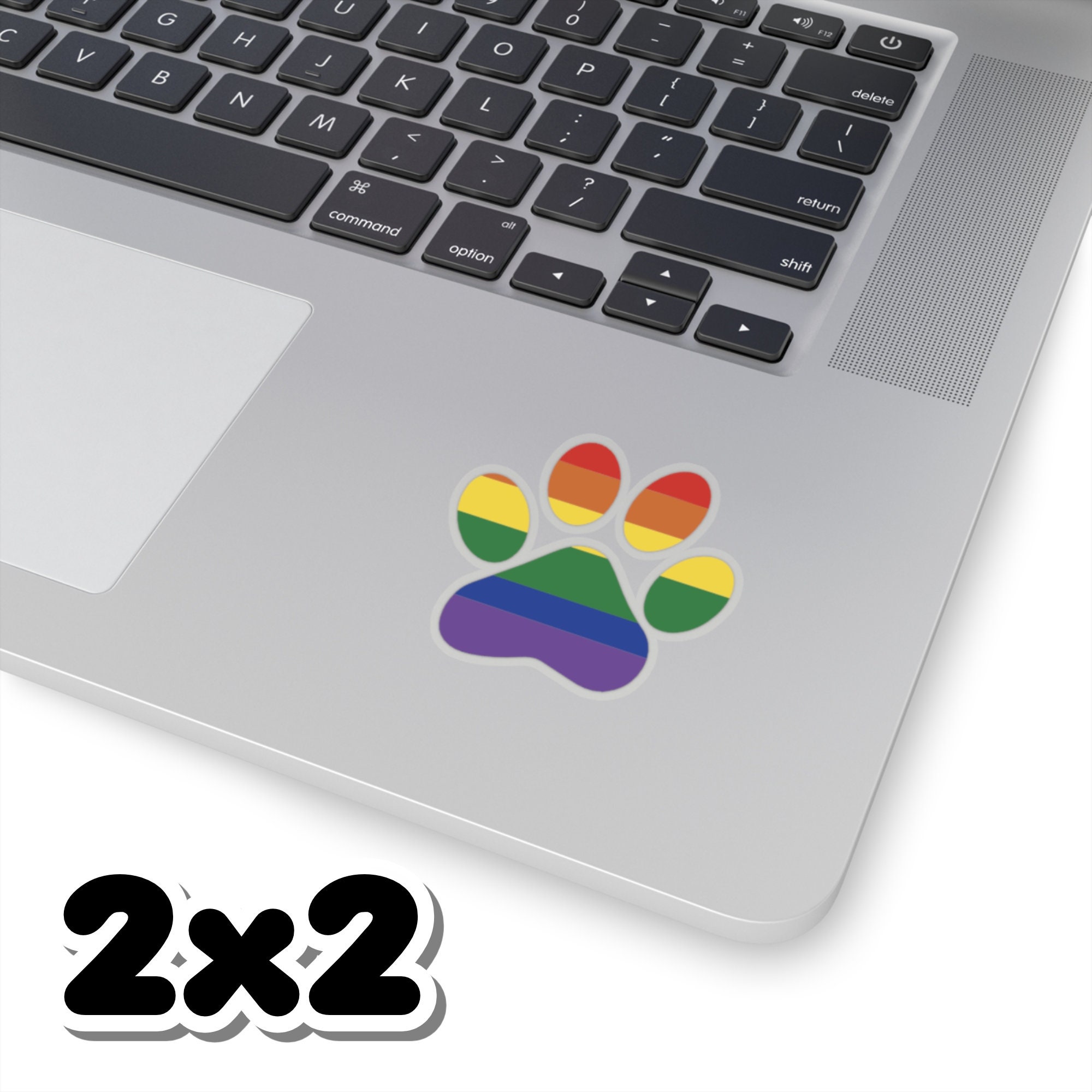 Animal Paw Print LGBT Pride Sticker Lesbiana Gay Bisexual | Etsy