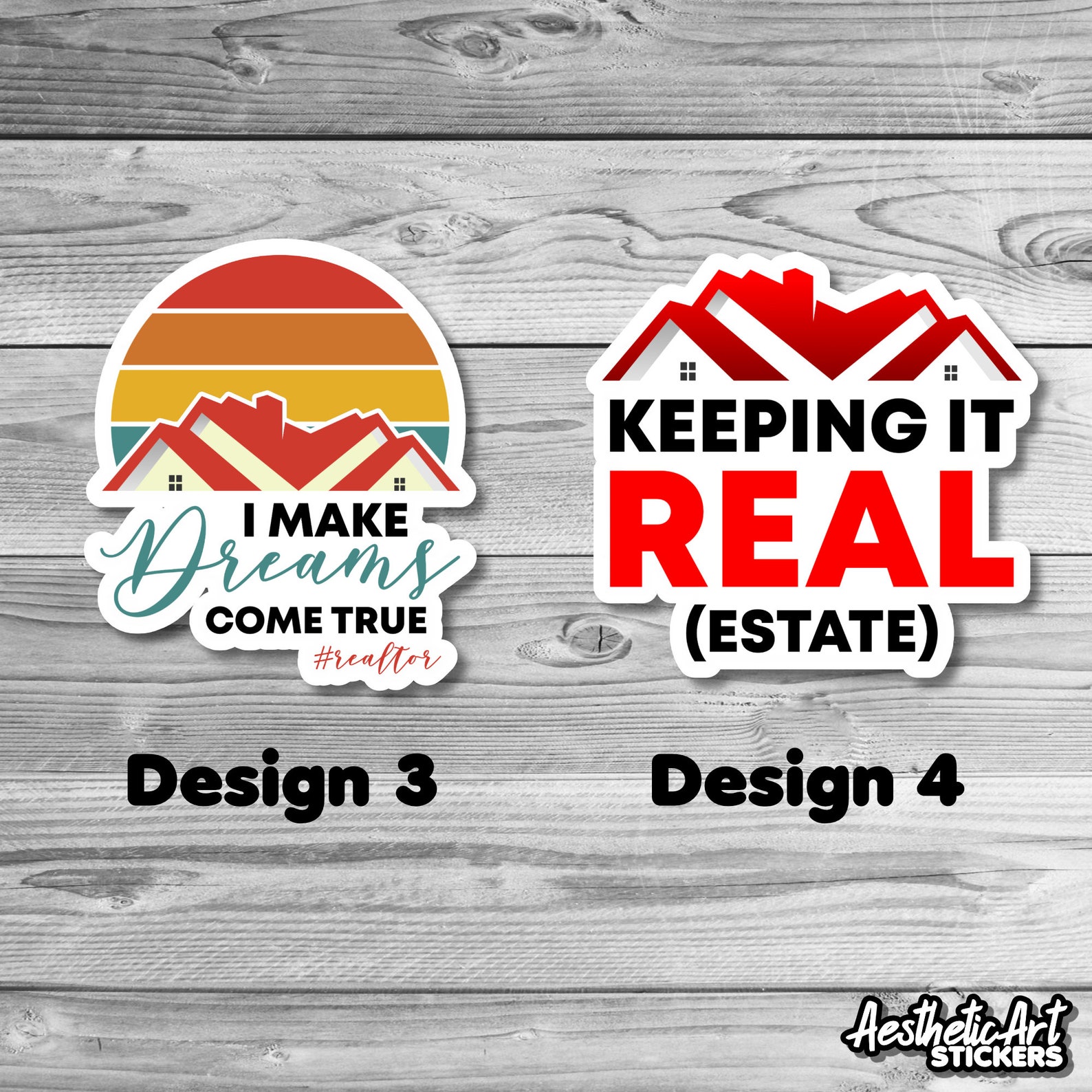 Real Estate Stickers Funny Realtor Decals Gifts for Open - Etsy