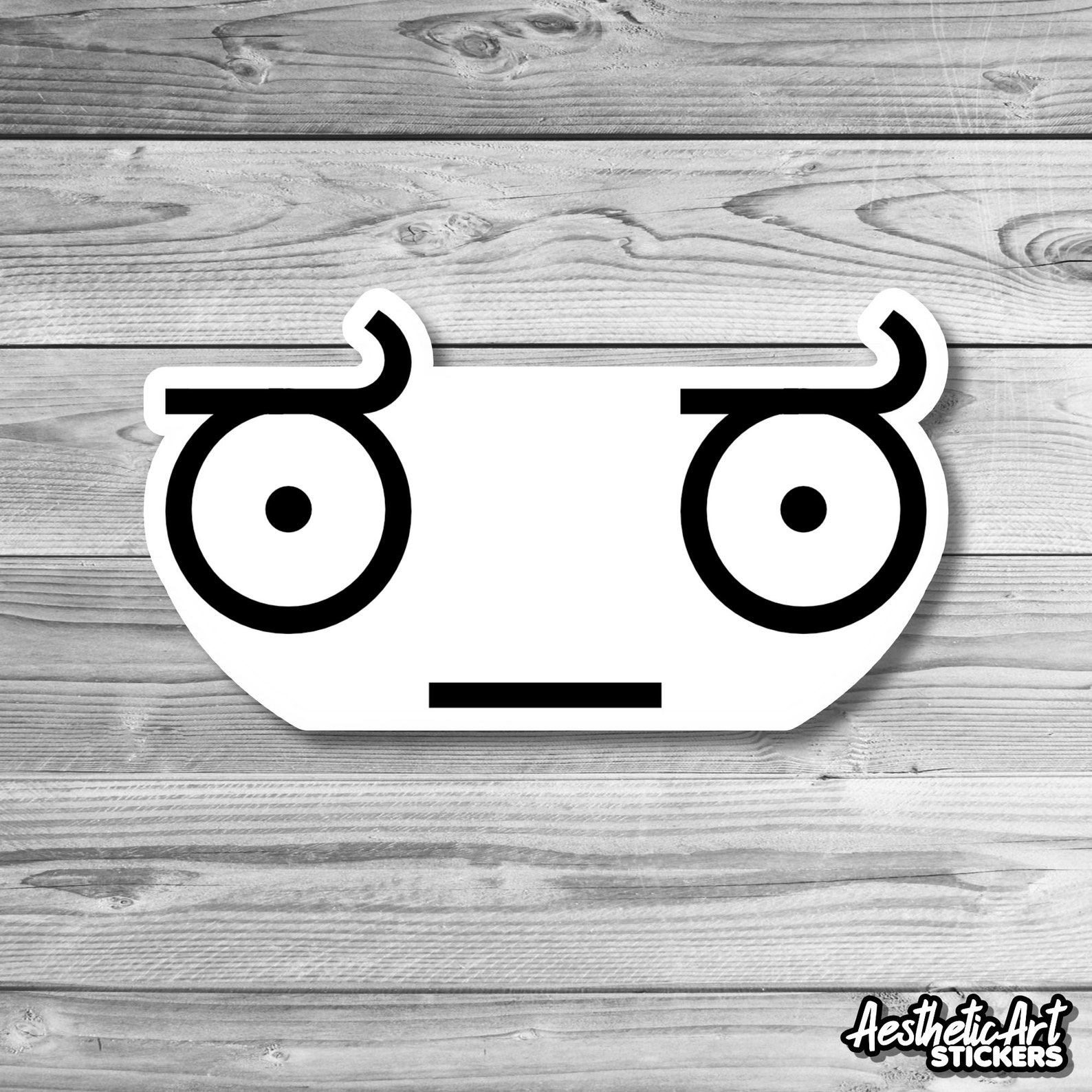 Disapproved Face Meme Stickers Funny Emote Vinyl Decals | Etsy