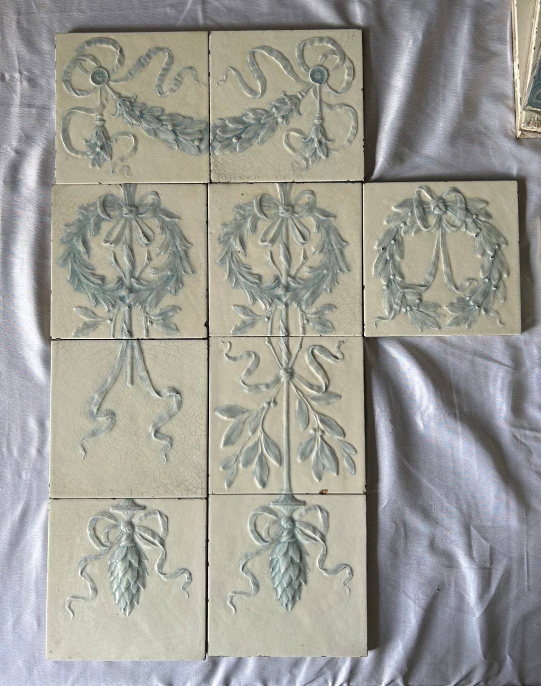 A.e.tile. Co Vintage Fireplace Surround, American Encaustic Tile ...