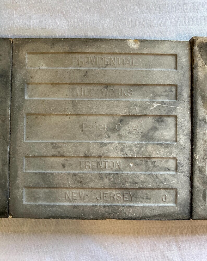 Antique Victorian Providential Tile Works Torch Panel 5-6x6 Tiles - Etsy