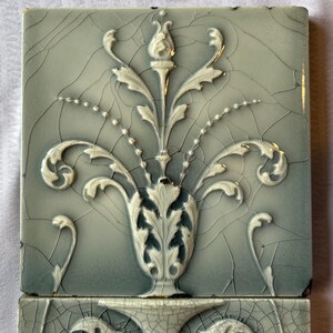 Antique Victorian Providential Tile Works Torch Panel 5-6x6 Tiles - Etsy