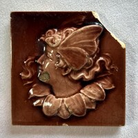 ANTIQUE Art Nouveau TILE. Circa 1910, Original - Etsy