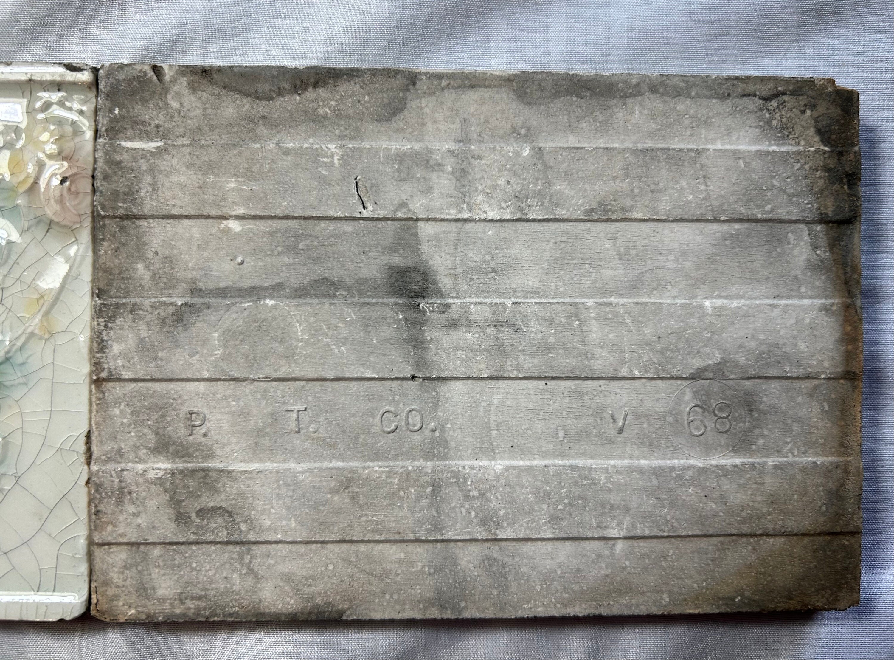 Lot of 3 Antique Providential Tile Works 6x4.25 Victorian Majolica ...