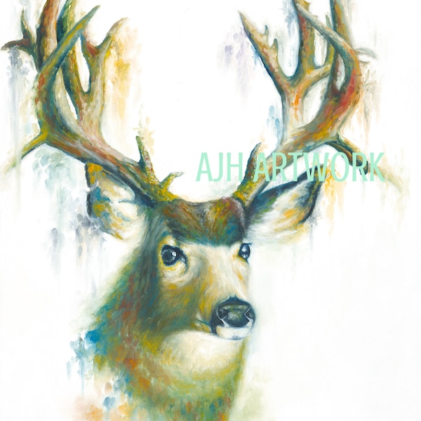 Mule Deer Prints of Paintings - Etsy