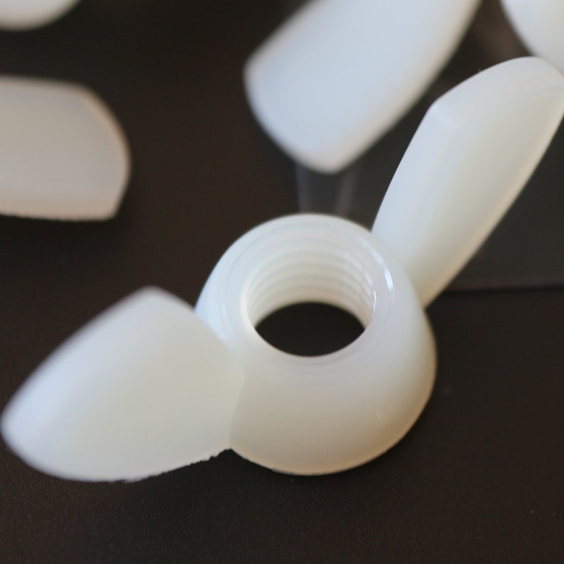 Butterfly, Wing Nuts, Acrylic Plastic Nuts Available in Acrylic and ...