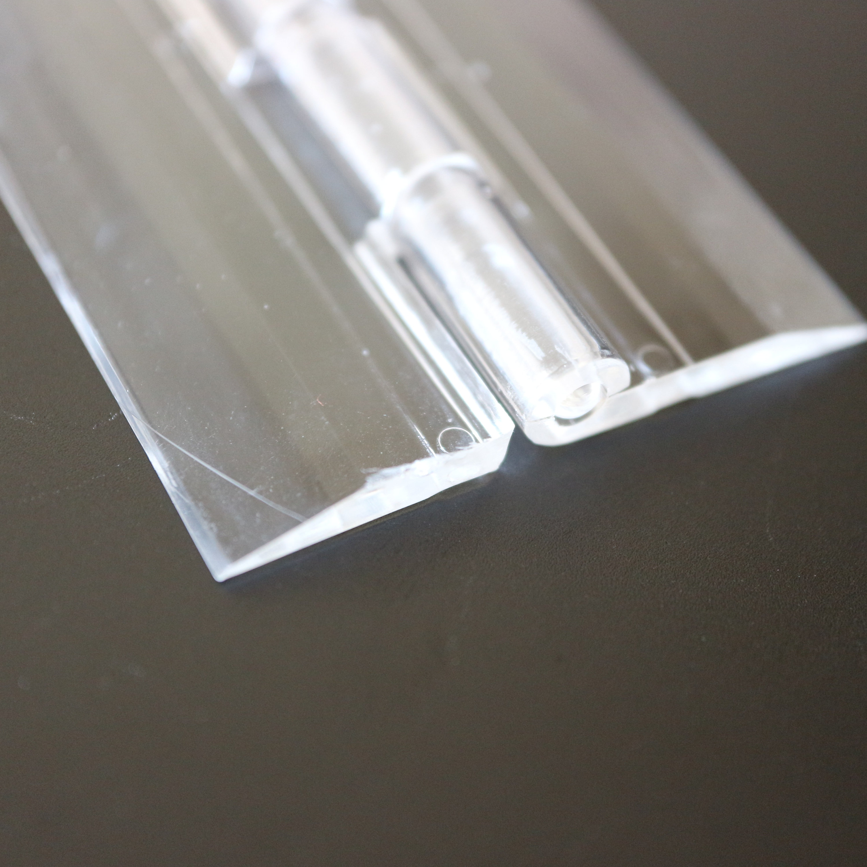 Clear Acrylic Plastic Piano Continuous Hinges Hinge - 100mm, 200mm ...