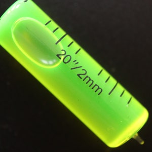 Replacement Level Glass Vial - Spirit Bubble Level Vial Available in ...