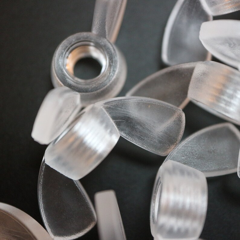 Butterfly, Wing Nuts, Acrylic Plastic Nuts Available in Acrylic and ...
