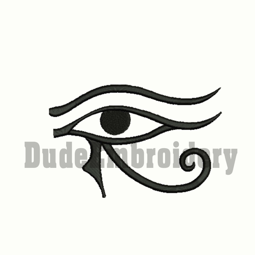Eye of Horus Symbol Embroidery Designs 8 Size Instant Download 8 ...