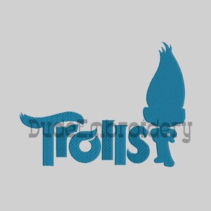 Set Trolls Embroidery Designs 7 Size Instant Download 8 Formats Machine ...
