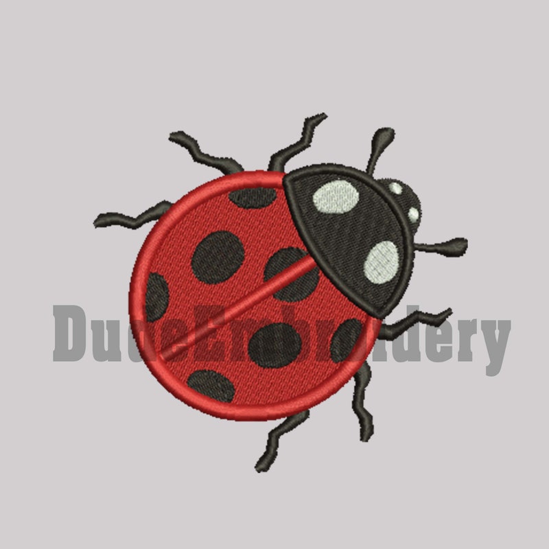 Ladybug Embroidery - Etsy