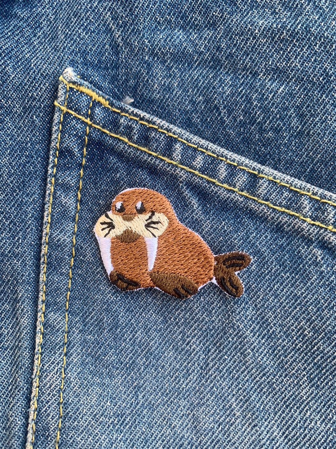 Cute Walrus Tiny Walrus Iron on Patches Embroidered Applique - Etsy