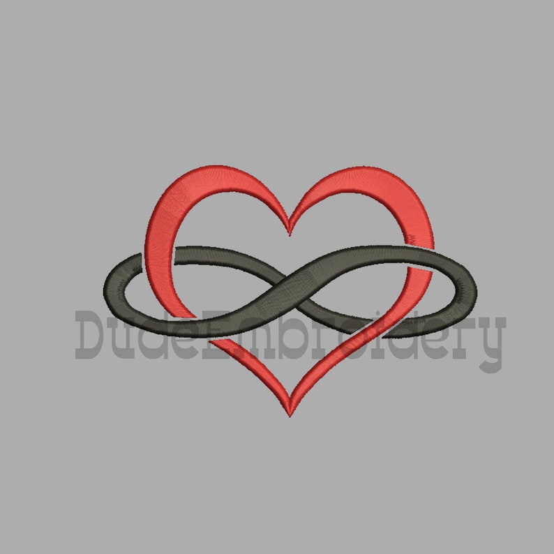Infinite Heart Embroidery Designs 10 Size Instant Download 8 - Etsy