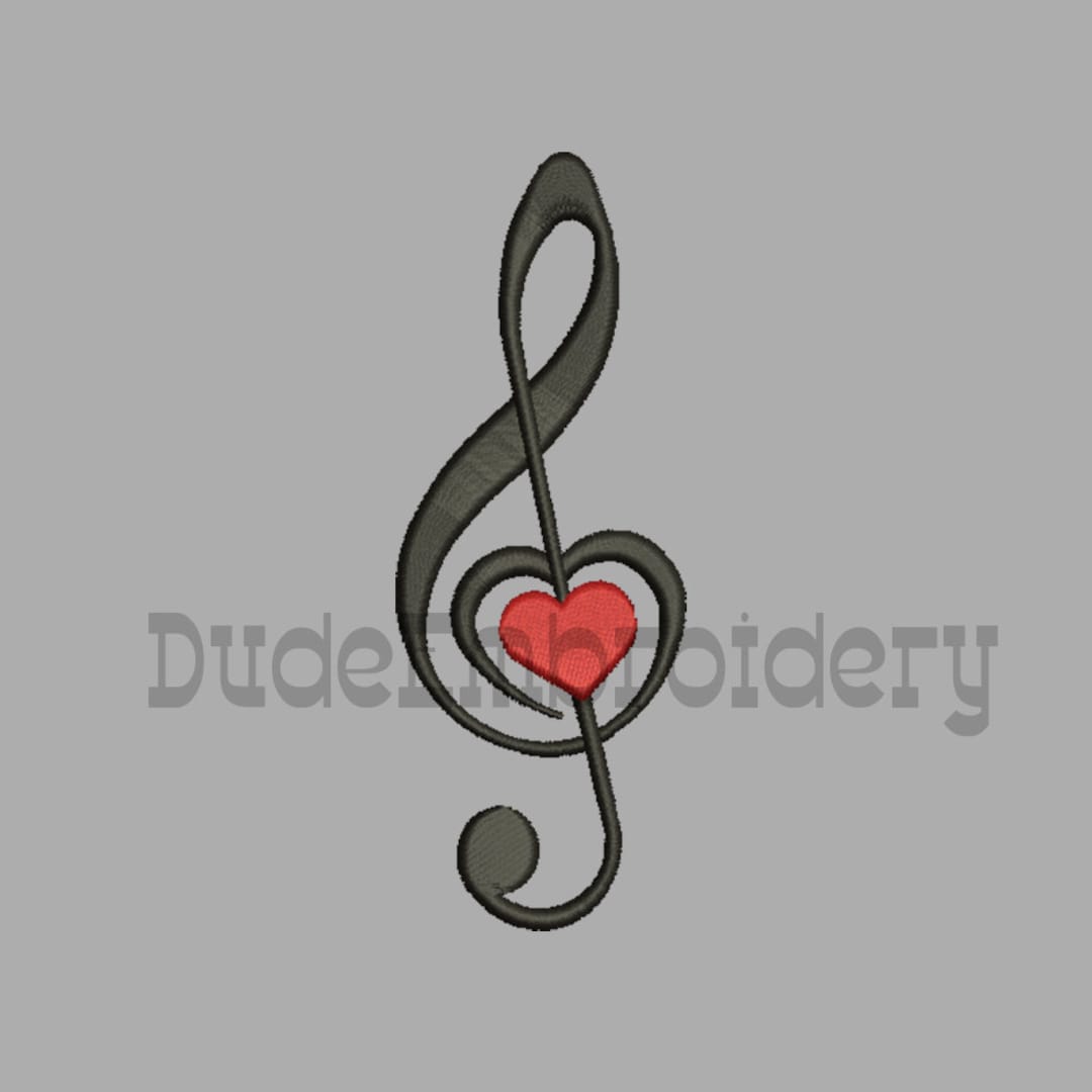Note Embroidery Designs 9 Size Design Instant Download 8 Formats ...