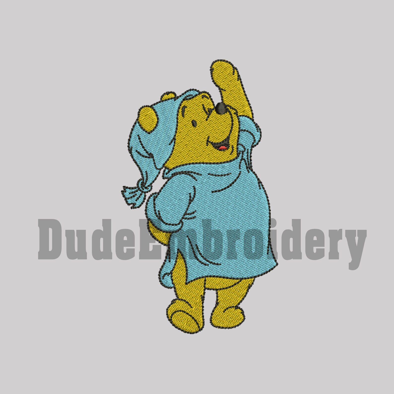 Pooh Embroidery Designs 6 Size Design Instant Download 8 | Etsy