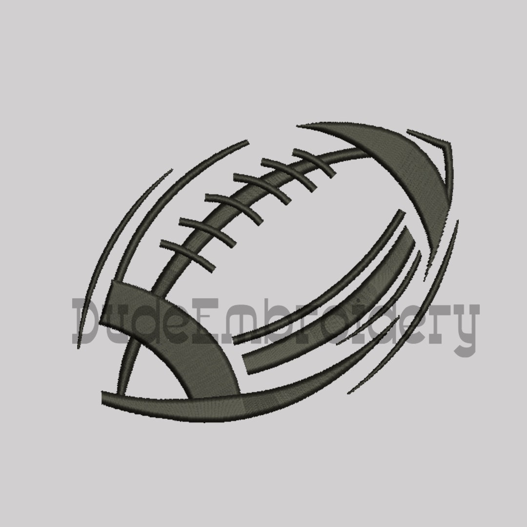 Football Embroidery Designs 8 Size Design Instant Download 8 Formats ...