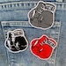 Boxing Gloves , Love Sport Iron on Patches Easy DIY Fix or Style ...