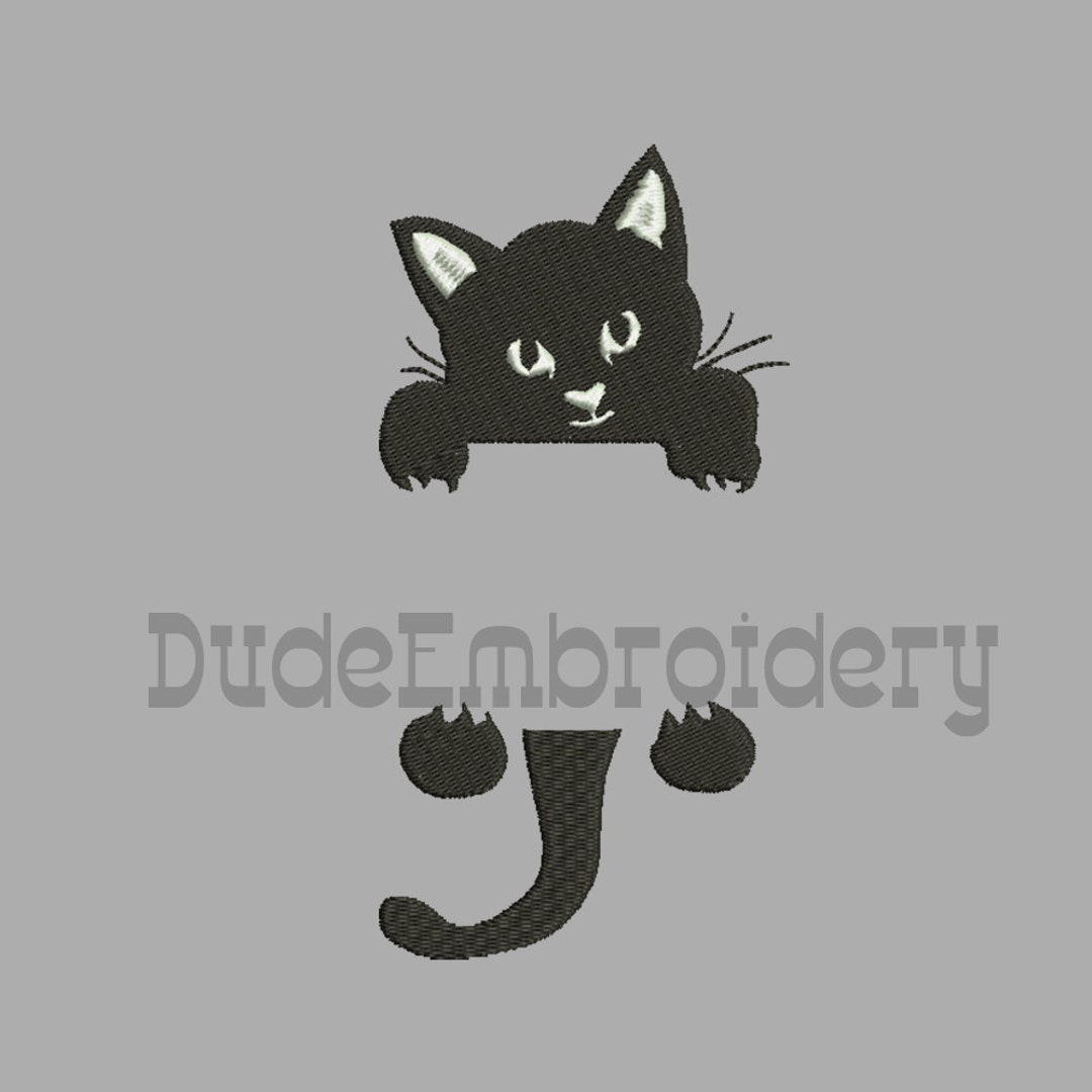 Cat Embroidery Designs 9 Size Design Instant Download 8 Formats Machine ...