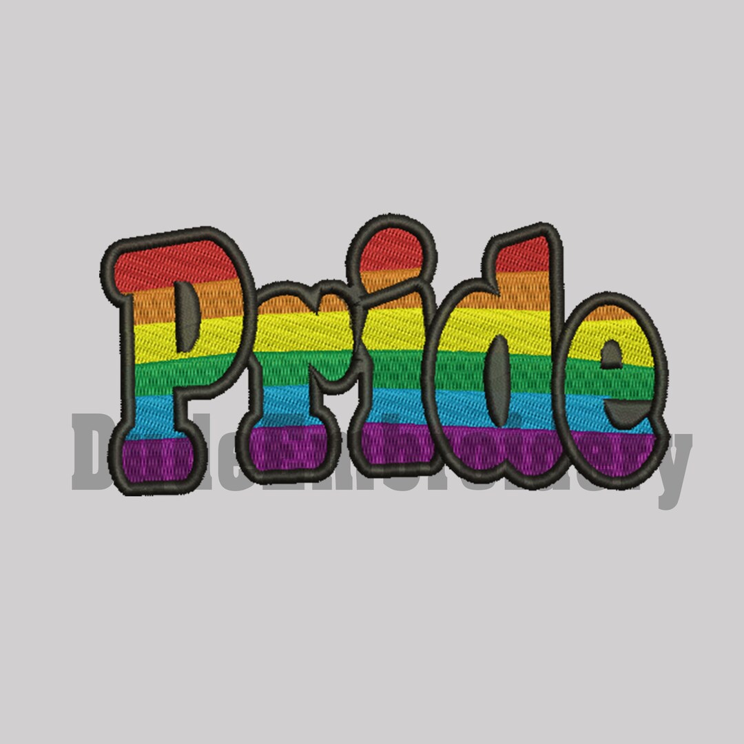 Pride Embroidery Designs 7 Size Design Instant Download 8 Formats ...