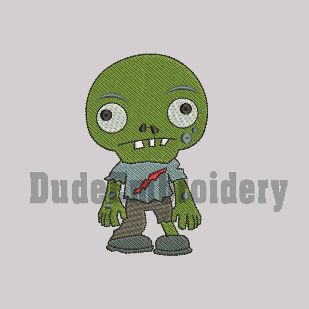 Zombie Embroidery Designs 7 Size Instant Download 8 Formats Machine ...