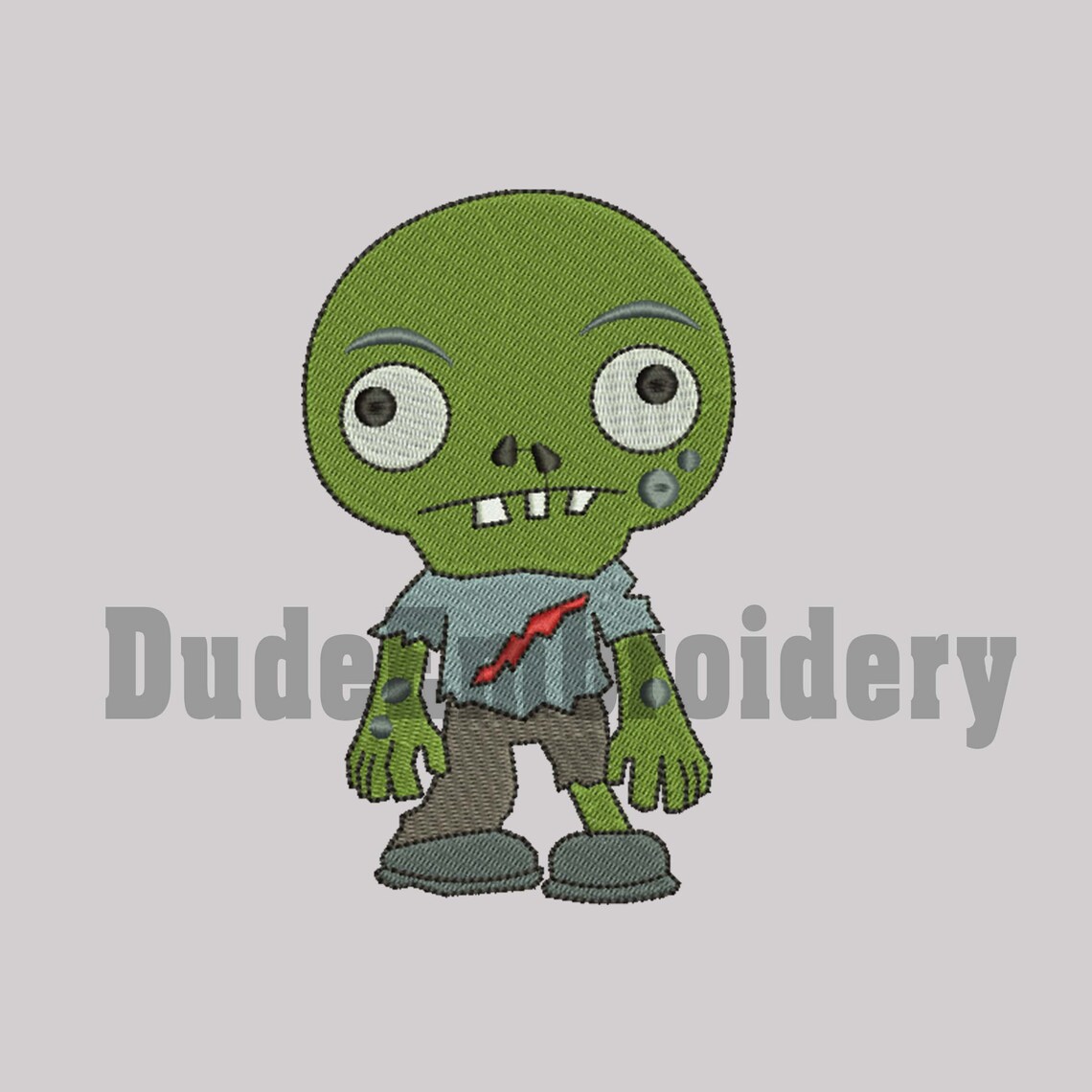 Zombie Embroidery Designs 7 Size Instant Download 8 Formats Machine ...