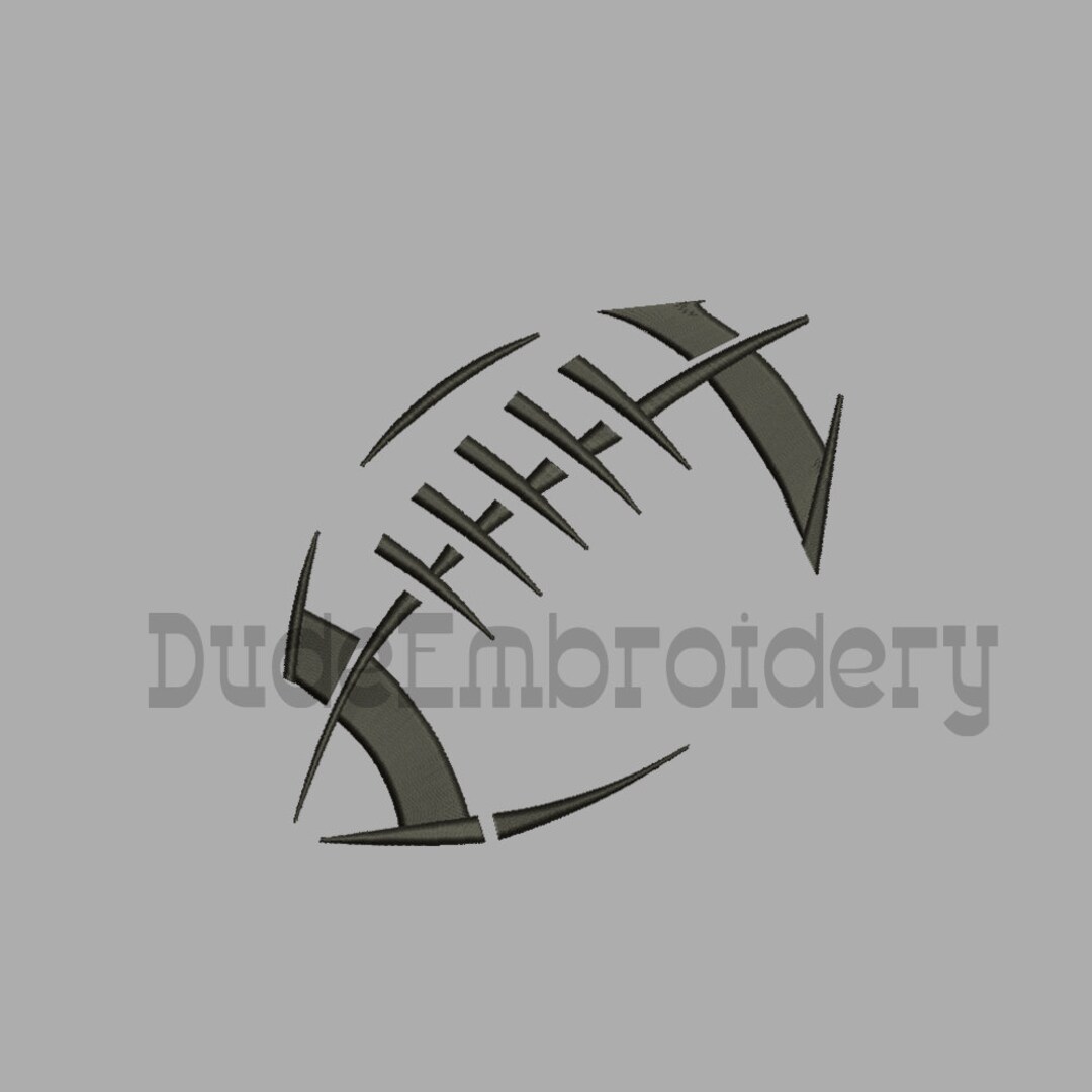 Football Embroidery Designs 7 Size Instant Download 8 Formats Machine ...