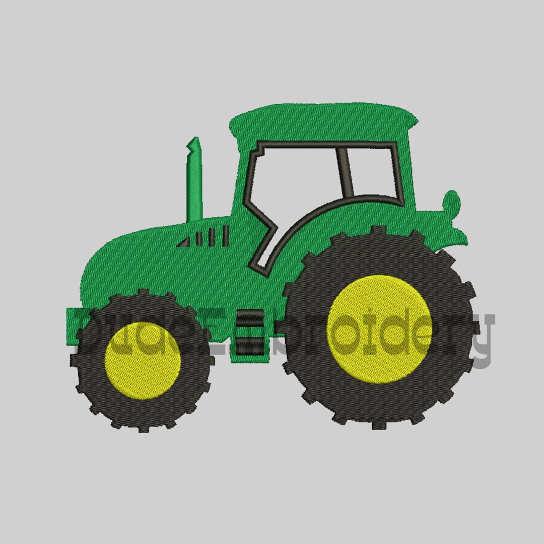 Farm Tractor Embroidery Designs 7 Size Design Instant Download 8 ...