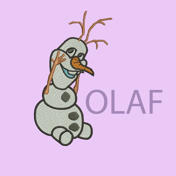 Olaf Embroidery Designs 6 Size Olaf Design Instant Download 8 | Etsy