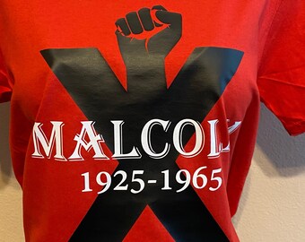 Malcolm X Shirt - Etsy