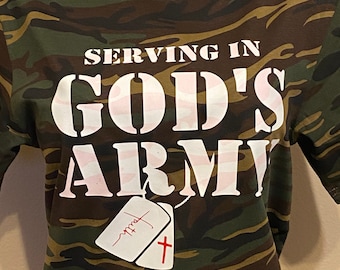 Serving in God’s Army Svg - Etsy
