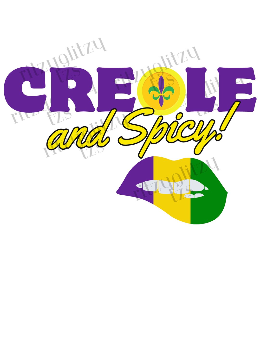 Creole and Spicy SVG: Louisiana Design (digital Download) - Etsy