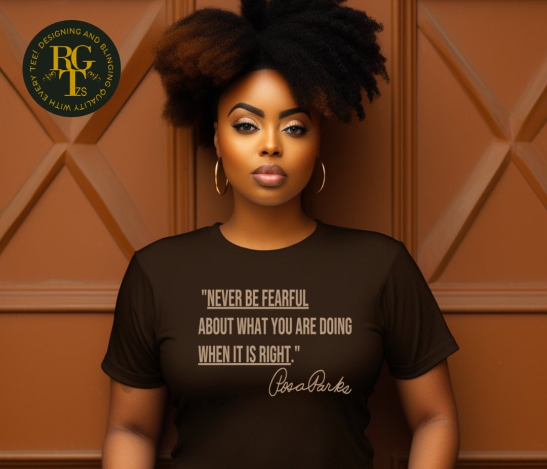 Rosa Parks Unisex Shirt: Black History Month Cotton Tee - Etsy