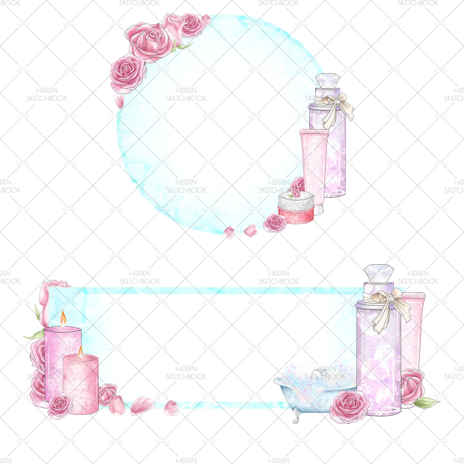 Soak Your Troubles Away Bubble Bath Clip Art Spring Relax - Etsy