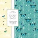 Oopsy Daisy Digital Paper Pack Seamless Patterns Summer Daisy Butterfly ...