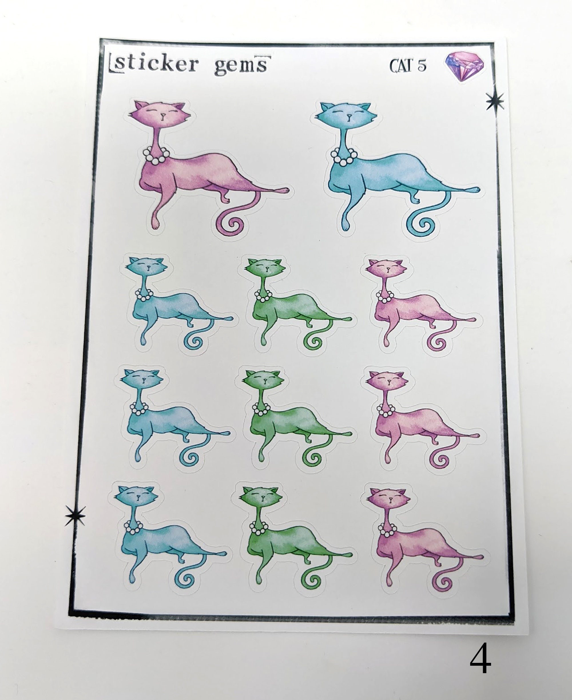 Discontinued Stickers. Create Your Own Bundle. Cat Sticker | Etsy