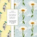 Oopsy Daisy Digital Paper Pack Seamless Patterns Summer Daisy Butterfly ...