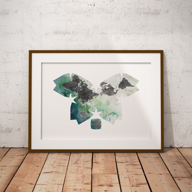 Map Butterfly - Etsy