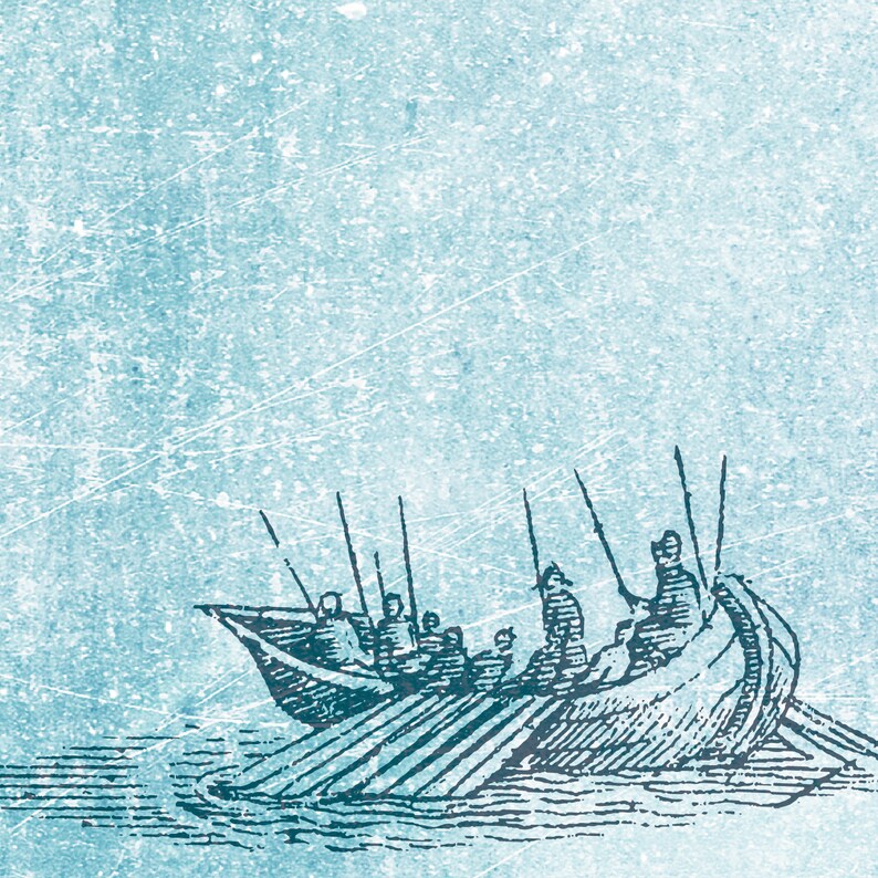 Medieval Map Monsters Poster Sea Creatures From Medieval Map - Etsy