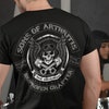 Sons of Arthritis ® Helmet Head T-shirt Funny Biker Shirt Biker Shirt ...