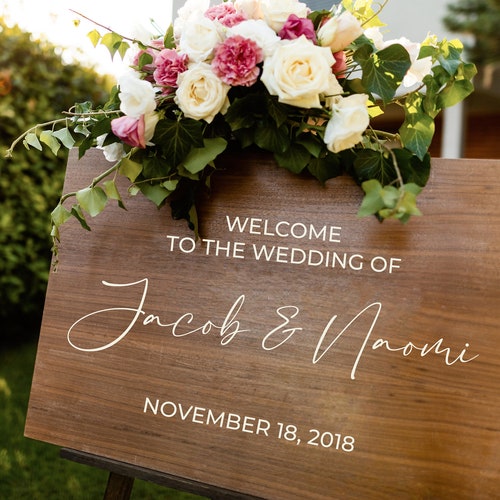 Grab A Drink Wedding Sign /personalized Couples Names and - Etsy